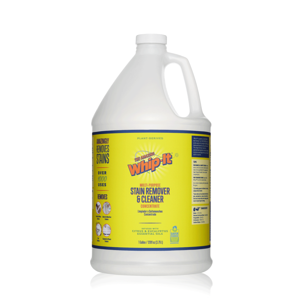 Cleaning Tips - Whip-It® Cleaner & Stain Remover