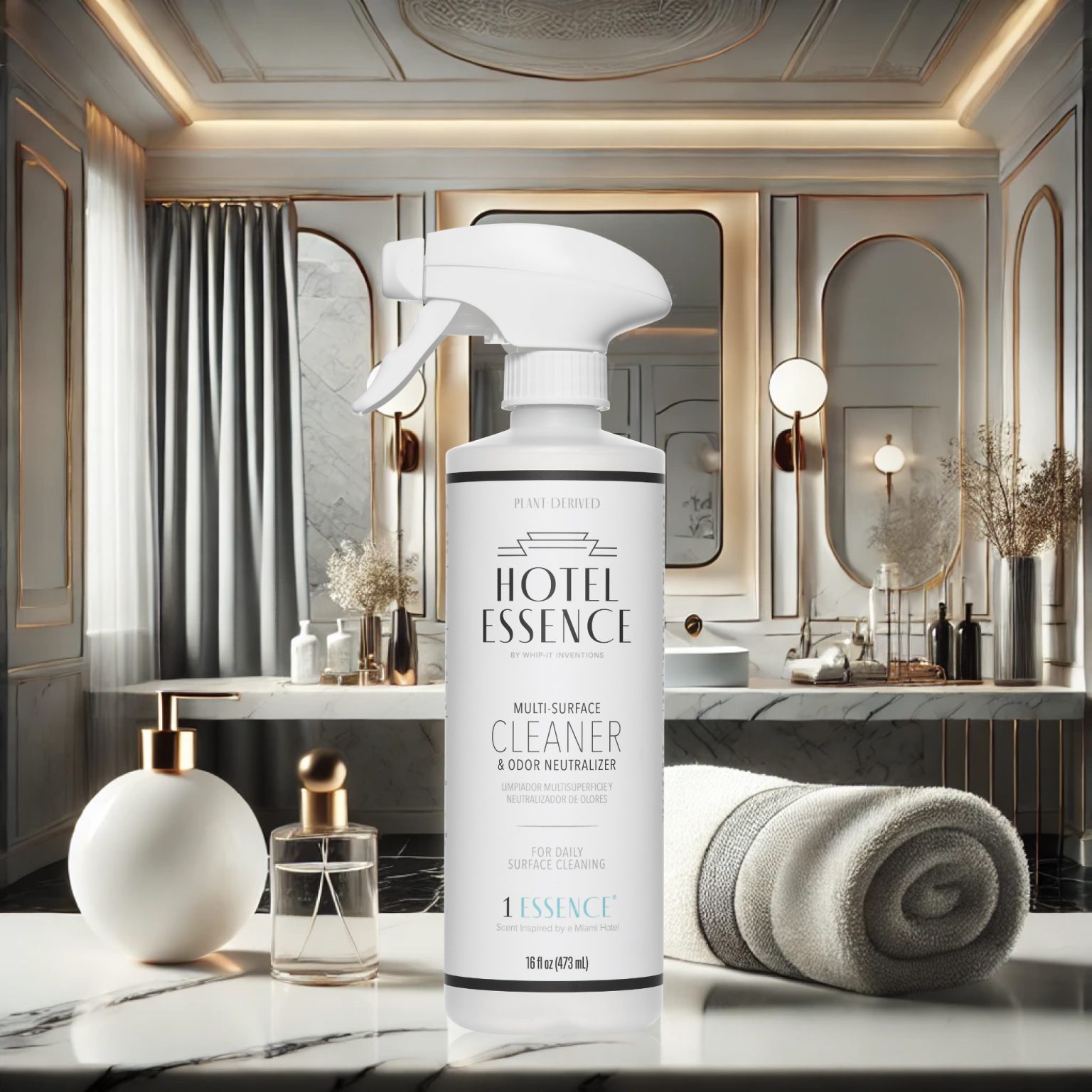 Hotel Essence® 1 ESSENCE - DUAL Multi Surface Cleaner & Odor ...